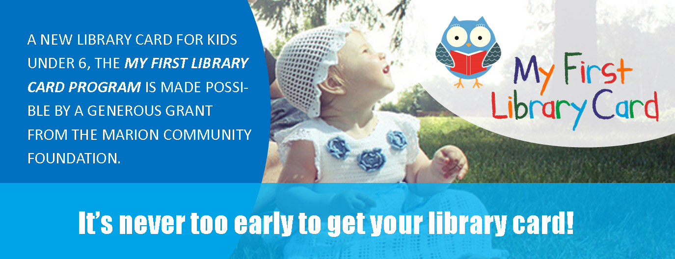 My First Library Card | Marion Public Library